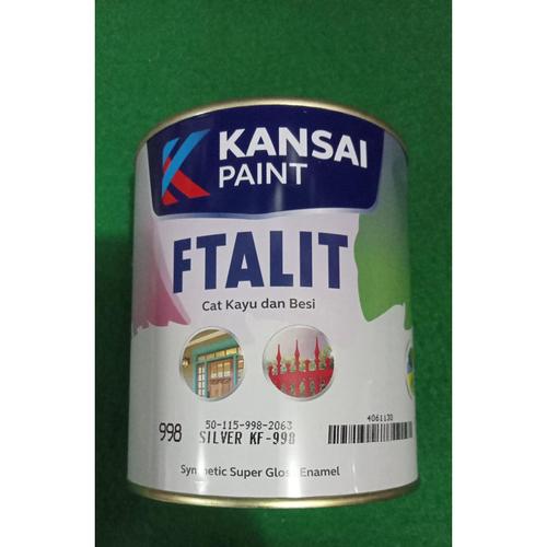 Jual Kansai Paint FTALIT Cat Kayu & Besi Silver KF 998 @1kg - Kota ...