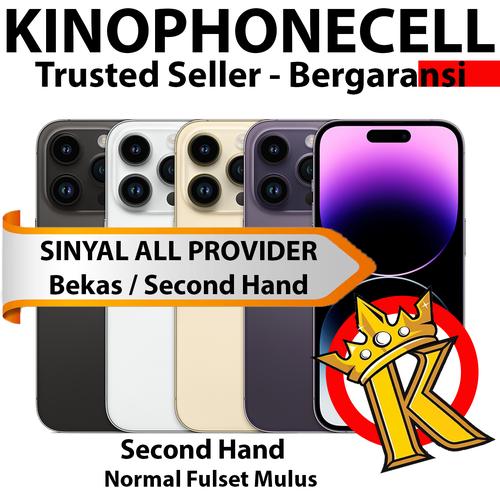 Jual iphone 14 pro max iphone 14 pro second 128GB 256GB 512GB Apple - 14 PROMAX 512, (Wifi Only ...