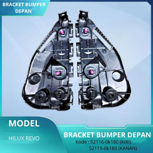 Promo breket bemper depan hilux revo kanan atau kiri 52115-0k180 52116 ...