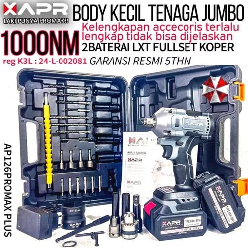 Promo APR RAJA IMPACT WRENCH AP126promax 1000nm body kecil tenaga jumbo ...