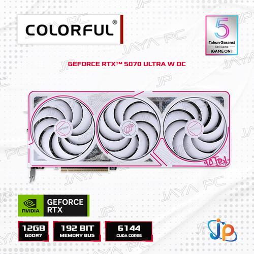 Promo VGA Colorful IGame GeForce RTX 5070 Ultra W OC 12GB - 12 GB GDDR7 ...