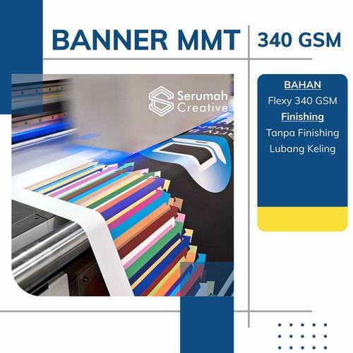Jual [340 GSM] MMT Banner Spanduk Bahan Flexy Plus Finishing - Kolong ...