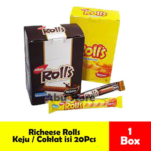 Promo Nabati Rolls Wafer Stick Kemasan Box Rasa Chocolate / Keju isi ...