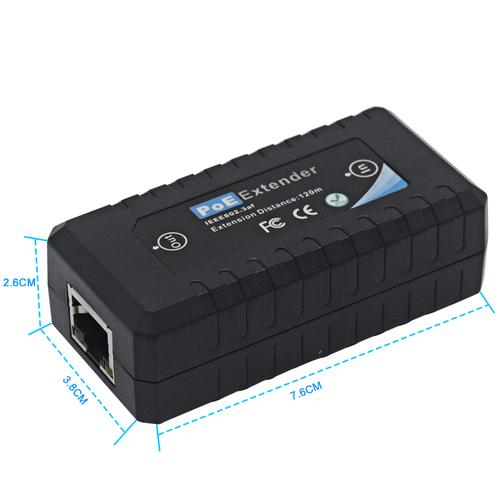 Jual POE Extender IEEE 802.3af / Repeater for CCTV IP Camera about 120 ...