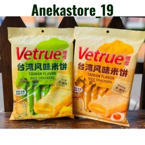 Promo [ANEKA] Vetrue Taiwan Flavour Rice Crackers 116g Salted Egg Yolk ...