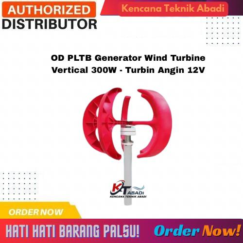 Jual OD PLTB Generator Wind Turbine Vertical 300W - Turbin Angin 12V ...
