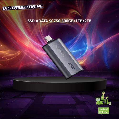 Promo SSD ADATA SC750 500GB/1TB/2TB - SSD Portable / External SSD USB 3.2 Type-C Cicil 0% 3x ...