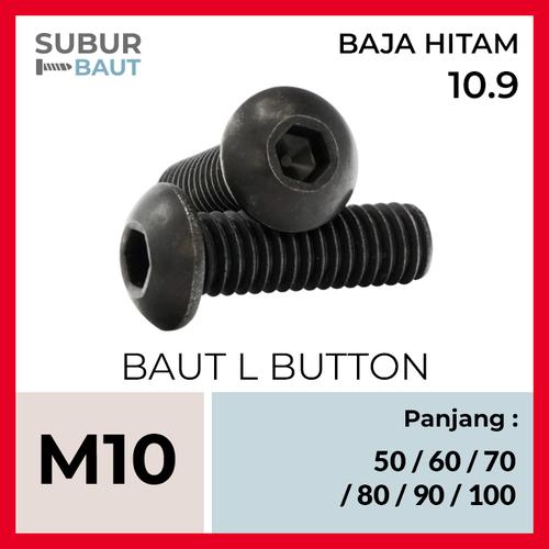 Jual Baut L Button Baja Grade 10.9 / 109 M10x50/M10x60/M10x70/M10x80 ...