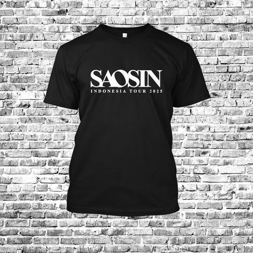 Jual SAOSIN - Kaos SAOSIN INDONESIA TOUR 2025 - Hitam, S - Jakarta ...