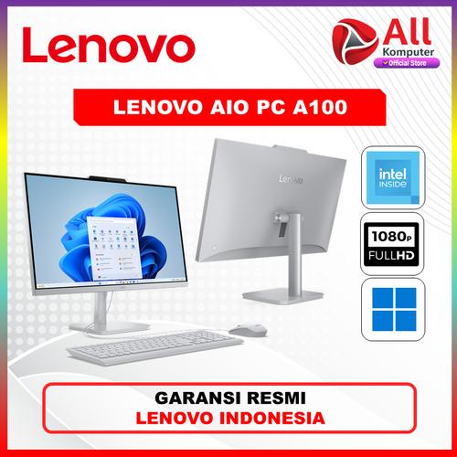 Promo Lenovo PC AIO A100 Intel N100 8GB 512GB 23.8" FHD All in One PC ...