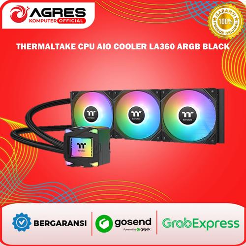 Promo THERMALTAKE CPU AIO COOLER LA360 ARGB (360MM RADIATOR + 3X ARGB ...