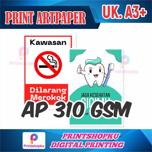 Jual CETAK AP 310 GSM ART PAPER 310 GSM ART CARTON 310 GSM ART KARTON ...