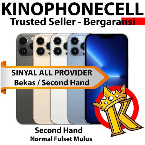 Jual iphone 13 pro max iphone 13 pro second 128GB 256GB 512GB Apple - 13 PRO 128, Blue (Normal ...