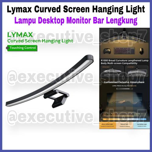 Jual Lymax Curved Screen Hanging Light - Lampu Desktop Monitor Bar ...