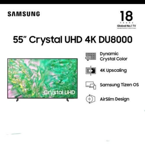 Jual SAMSUNG 55DU8000 Smart TV 55 Inch Crystal UHD 4K UA55DU8000KXXD ...