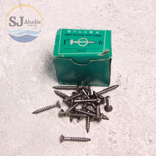 Jual Sekrup Skrup Kayu Lemari Wood Screw CHW 1/2 x 4 - 3 x 12 mm x Inch ...