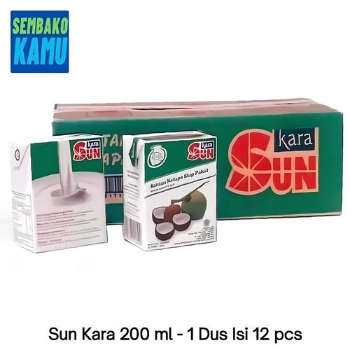 Jual Sun Kara Santan Kelapa 200 ml - 1 Dus Isi 12 pcs - Jakarta Barat ...