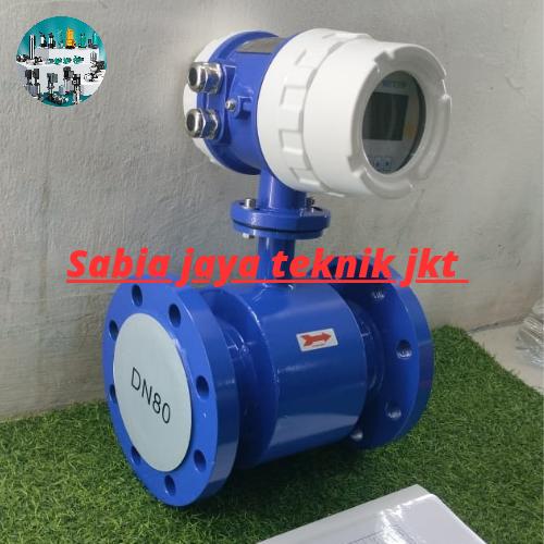 Jual Flowmeter Electromagnetic DN80 3"Inch Flow Meter Electromagnetic ...