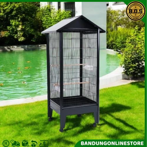 Jual Sangkar Burung Besi Besar Cavea Tinggi 163 x 60 x 60 Cm Kandang ...