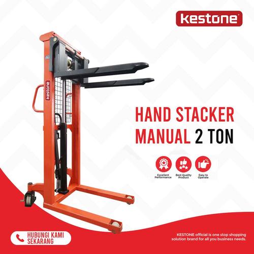 Jual Hand Stacker Manual 2 Ton x 1,6 Meter - Hand Lift Forklift ...