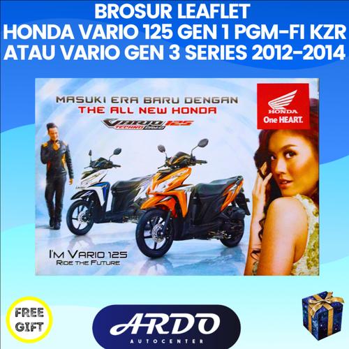 Jual Brosur katalog motor Honda Vario 125 PGM-FI Gen 1 injeksi KZR atau ...