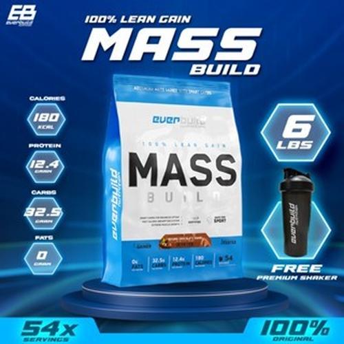 Jual EVERBUILD NUTRITION 100% LEAN GAIN MASS BUILD 12 LBS 12LBS EVER ...