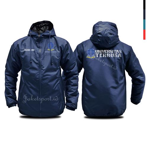 Jual JAKET KAMPUS UT UNIVERSITAS TERBUKA ALMET UMKM TERBARU CUSTOM FREE ...