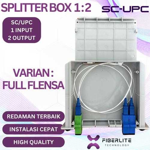 Jual Splitter Box 1:2 1 : 2 SC UPC SC/UPC Fiber Optik Passive PLC ...