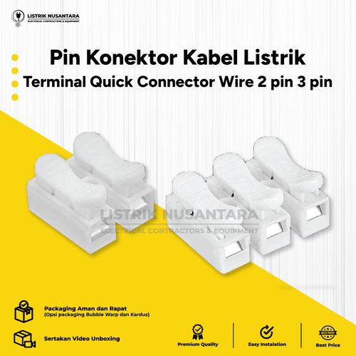 Jual Sambungan Kabel Listrik Konektor Terminal Quick Connector 2pin ...