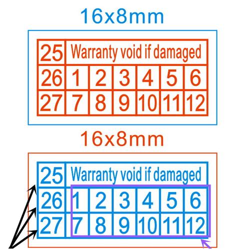 Jual Sticker Segel Garansi / Stiker Label Pengaman Warranty Void ...
