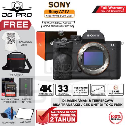 Jual Sony A7 IV Body Mirrorless Camera Alpha 7 Mark 4 - BO - A7IV - A7 M4 - PAKET BONUS ...