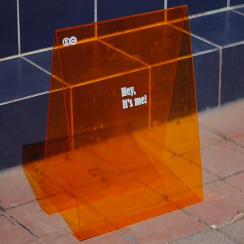 Jual The Signs Club Tirta Standing Sign / Signage Acrylic Transparant ...