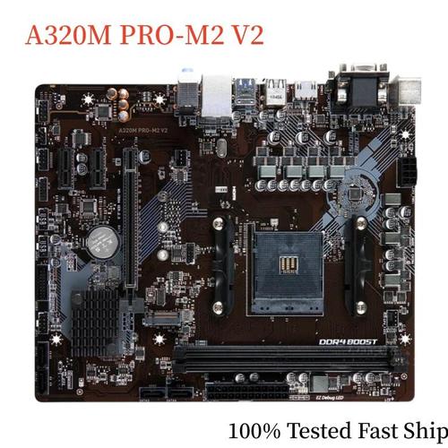 Jual For MSI A320M PRO-M2 V2 Motherboard A320 32GB Socket AM4 DDR4 ...