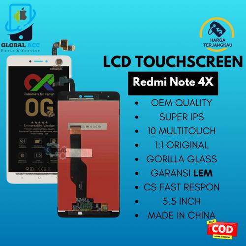 Jual LCD + Touchscreen Xiaomi Redmi Note 4x Original 100% Bergaransi ...