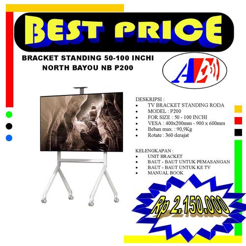 Jual NB P200 Bracket standing bracket TV interactive North bayou 60 ...