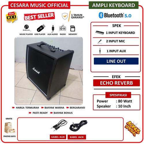 Jual Ampli Keyboard & Drum Elektrik 10 Inch 3 Input Fitur Mewah - 8 ...