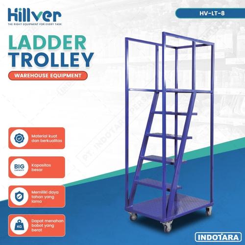 Jual TERBARU!!! Tangga Dorong Gudang Supermarket Multifungsi Ladder ...