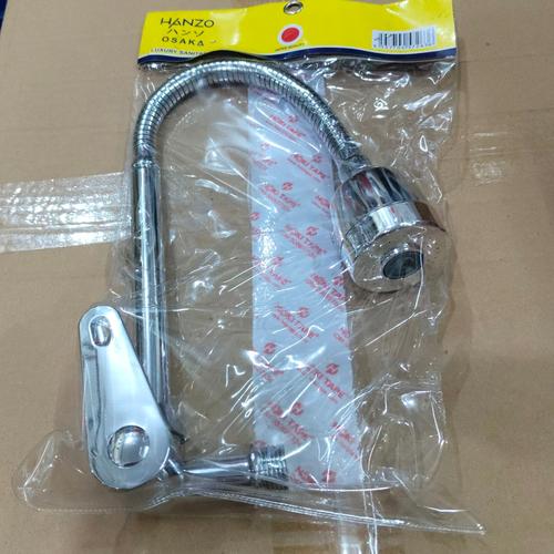 Jual kran angsa keran besi wastafel cuci piring stainless flexibel ...
