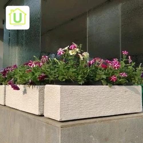 Jual Pot teraso pot persegi panjang finishing cacah natural 1m x 20 x ...