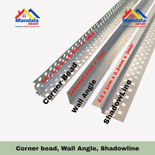 Jual Shadowline WallAngle Shadow Line Wall Angle Metal Furing Metal ...
