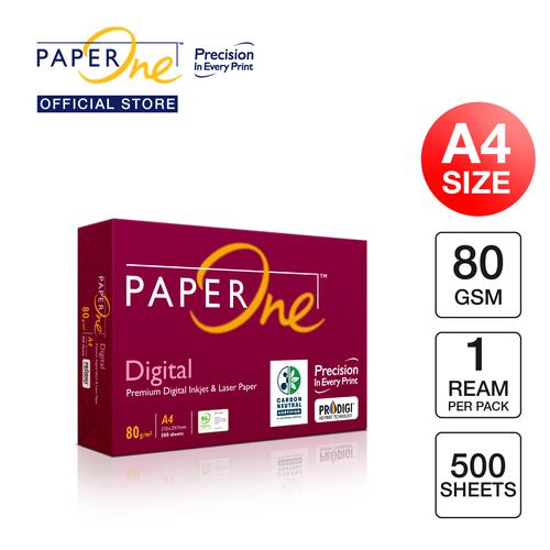 Promo PaperOne Digital Kertas A4 80gr Carbon Neutral 1 Rim (500 lembar ...