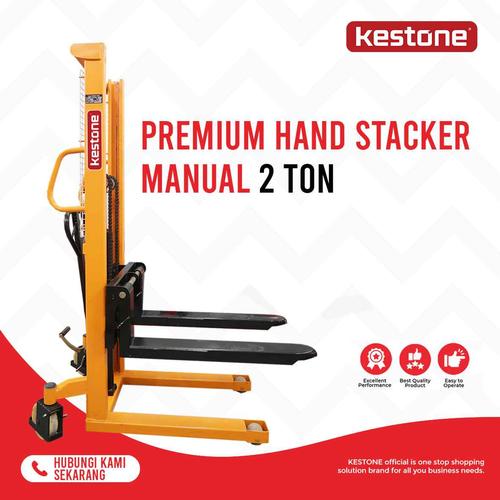 Jual Hand Stacker Manual 2 Ton x 1,6 Meter PREMIUM - Hand Lift ...