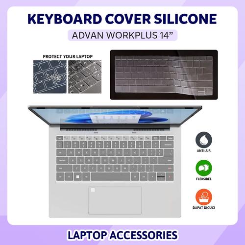 Jual Keyboard Protector Advan Workplus 14 Silikon Cover Guard Kibord ...