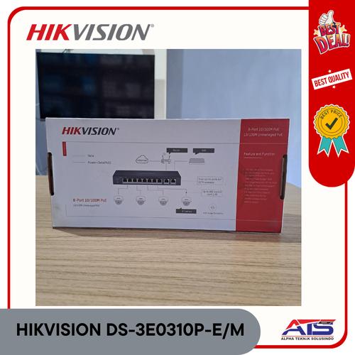 Jual HIKVISION POE DS-3E0310P-E/M SWITCH HUB POE 8 PORT + 2 UPLINK ...