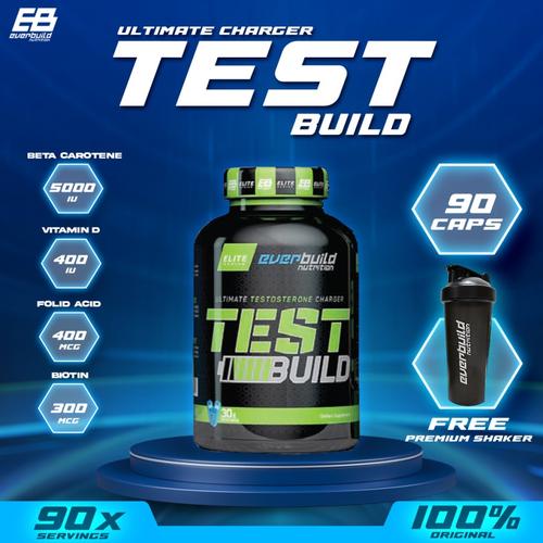 Jual Everbuild Nutrition Test Build 90 Capsules Testoterone Booster ...
