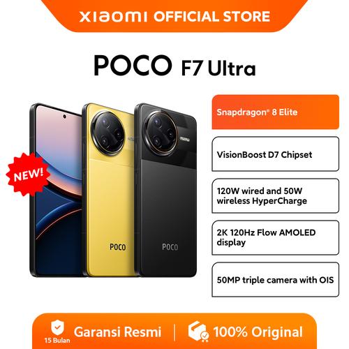 Promo POCO F7 Ultra 12/256G 16/512G | Snapdragon 8 Elite VisionBoost D7 | Wireless Charge ...