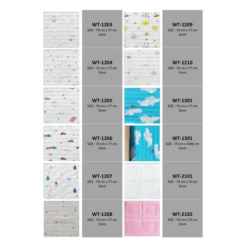 Jual WALL FOAM / STICKER DINDING BAHAN AWET / WALLPAPPER DINDING ...