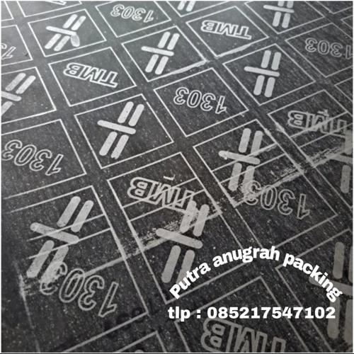 Jual Packing api Gasket asbestos Lembaran 3mm / packing tombo hitam ...