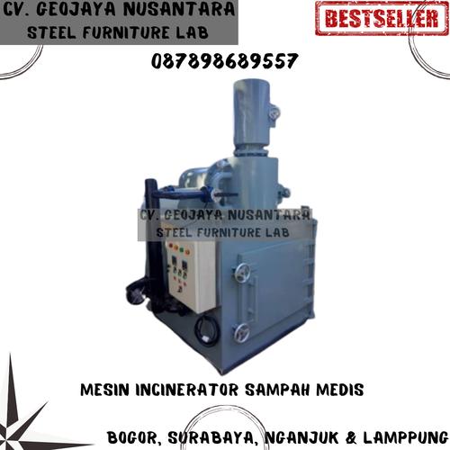 Jual Mesin Incinerator Sampah Medis 100kg – Dual Burner, Chamber ...