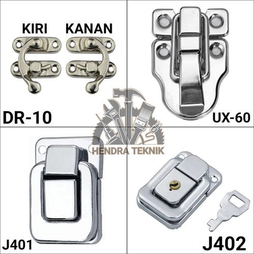Jual GRENDEL KAIT PETI KOPER LATCH CLAMP STEEL KUNCI KABINET KANCING ...
